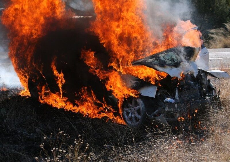 Texas Drunk Driving Suspect Pulled From Burning Car Texas Drunk Driving Suspect Pulled From Burning Car